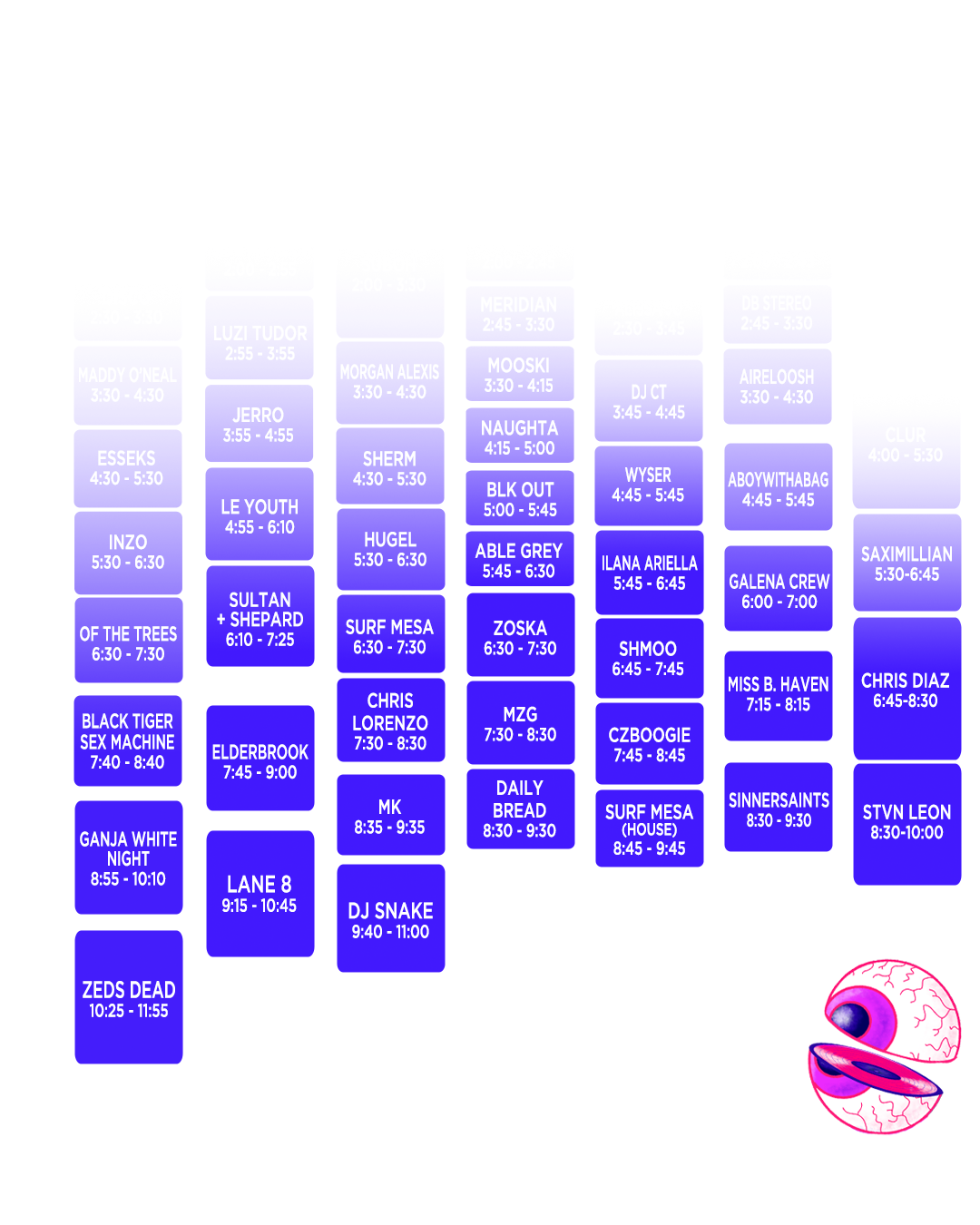 Schedule | North Coast Music Festival